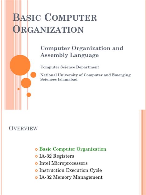 04 Co Basics Pdf Central Processing Unit Computer Data Storage