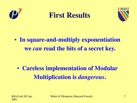 Distinguishing Exponent Digits By Observing Modular Subtractions Ppt