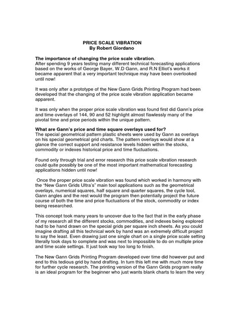 Price Vibration Pdf Forecasting Astrology