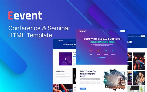 Eevent Conference Seminar HTML Template