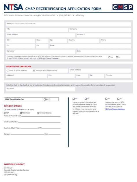 Fillable Online Cmsp Recertification Application Form Fax Email Print