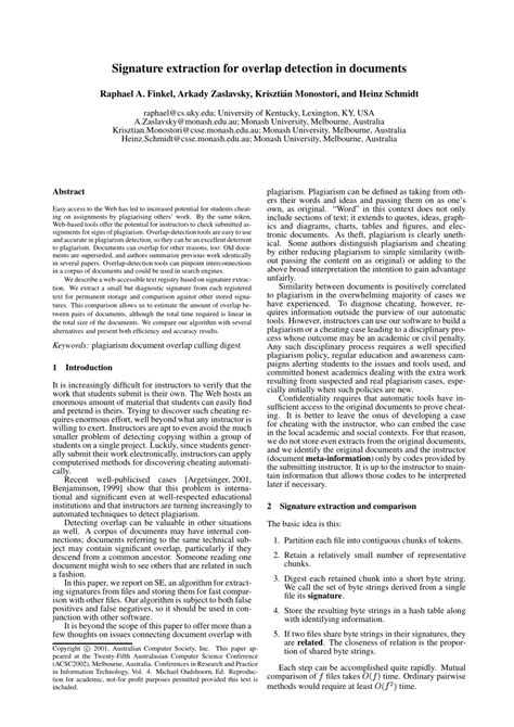 Pdf Signature Extraction For Overlap Detection In Documents