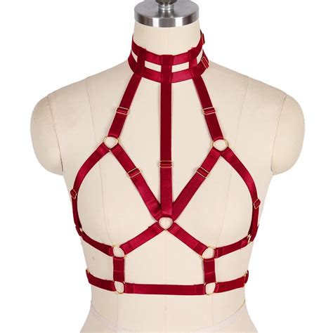 Lencer A Er Tica Rave Bdsm Harajuku Arn S Moda G Tica Sexy Mujer Media Cintur