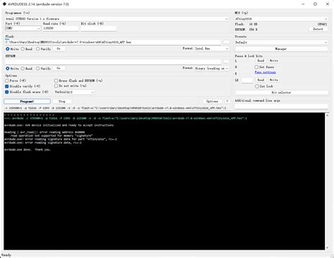 Error Reading Signature Data For Part Attiny1616 · Issue 1090 · Avrdudesavrdude · Github