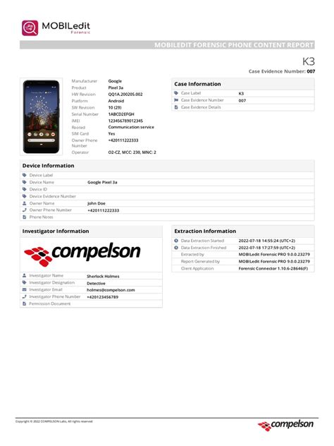 Mobileditforensicandroiddemoreport Ver90023279 New Pdf