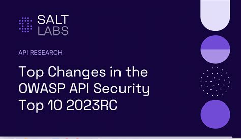 Top Changes In OWASP API Security Top RC