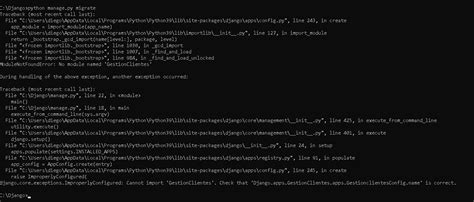 Python Cómo Resuelvo Este Problema Al Migrar Un Proyecto Django Stack Overflow En Español