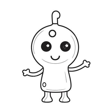 사랑스러운 작은 로봇 색칠하기 책 그림 개요 스케치 드로잉 벡터 탭 그리기 외곽선 탭 탭 스케치 Png 일러스트 및 벡터 에 대한 무료 다운로드 Pngtree