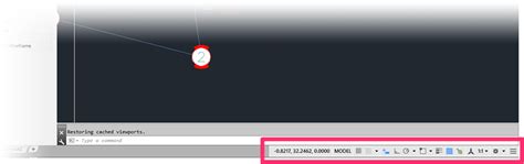 Tools Toggles Status Bars Not Visible At Bottom Of CAD Interface