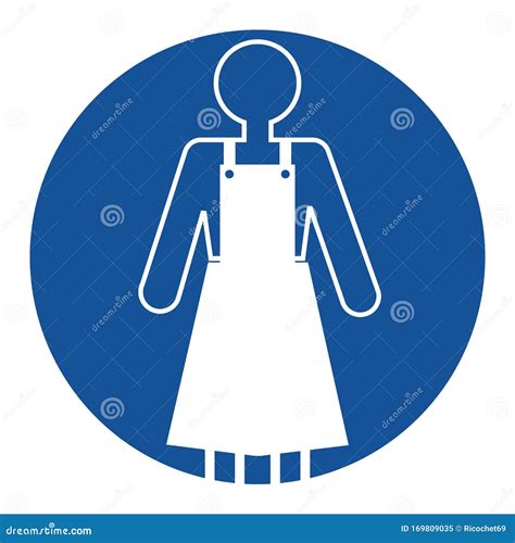 Wear Protective Apron Sign Stock Illustration Illustration Of Protection 169809035