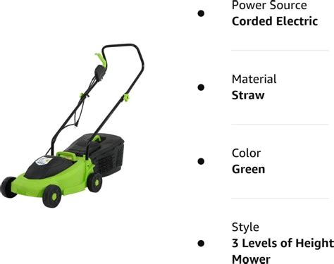 Electric Lawn Mower Grass Cutter Machine Review