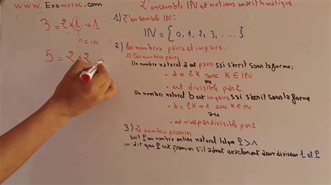 جدع مشتركensemble N Et La Notion Darithmétique Part 1nombre Pair Et