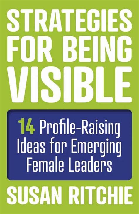 Strategies For Being Visible By Susan Ritchie Book Summary