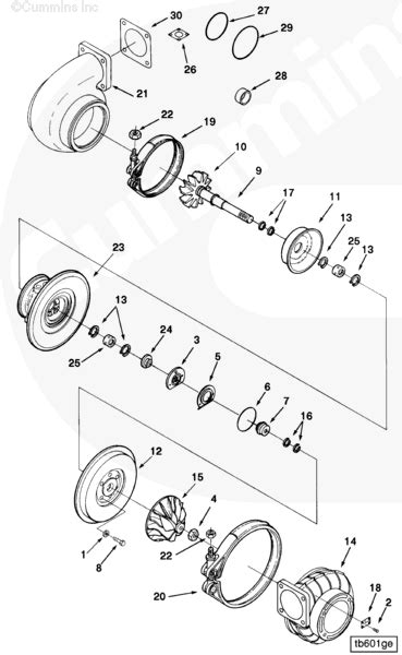 Cummins 3525993 Turbocharger Diffuser Truck To Trailer