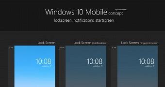 Windows 10 Mobile Concept Features A PC Taskbar And New Notifications Softpedia