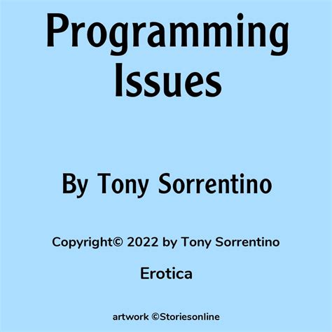 Programming Issues Erotica Sex Story