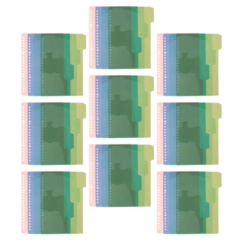 44 Pcs Index Separator Page Writable Tabs Practical Dividers Walmart Com