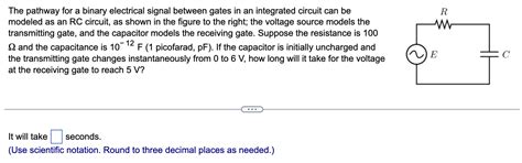 Solved The Pathway For A Binary Electrical Signal Between