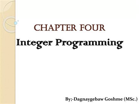 Teger Programming Pdf