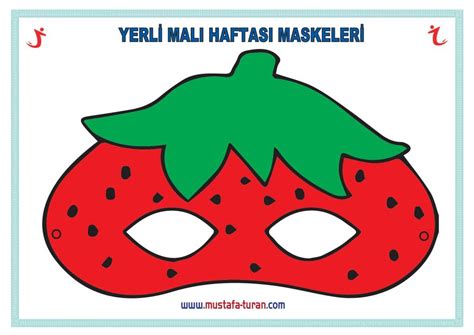 Sebze Ve Meyveli Yerli Mal Maskeleri