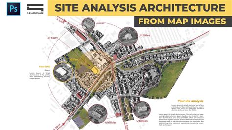 Site Analysis Architecture From Map Images Phân Tích Hiện Trạng Khu