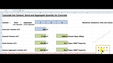Material Quantity Calculation In Excel At Sean Chaffey Blog