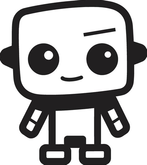 Nano Nudge Insignia Adorable Robot Logo For Chat Assistance Pint Sized Pal Crest Small Robot