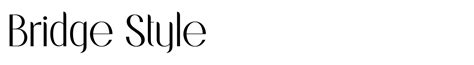 Bridge Style Fuente Webfont And Desktop Myfonts