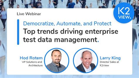 K2view On Linkedin Testdatamanagement Tdm Datamanagement