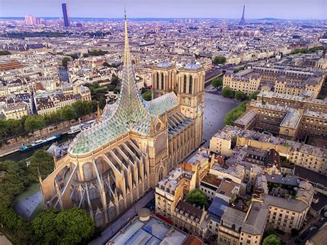 Vincent Callebauts Green Makeover Of Notre Dame Cathedral