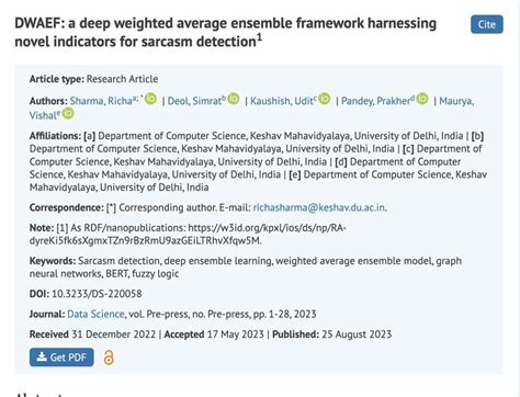 Prakher Pandey On Linkedin Research Sarcasmdetection Innovation