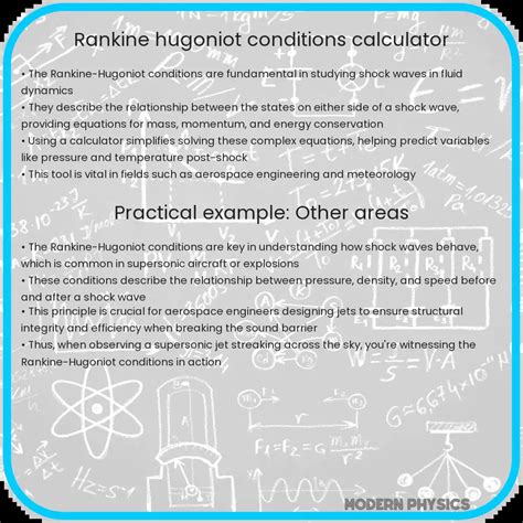 Rankine Hugoniot Conditions Calculator Shock Wave Dynamics And Analysis