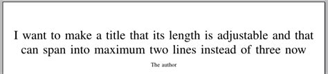 Extending Side Margins For Title Section In IEEEtrans Document Class TeX LaTeX Stack Exchange