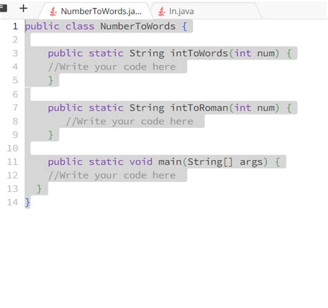 NumberToWords Ja In Java Public Class Chegg