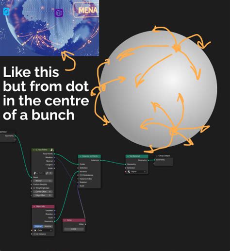 Geometric Node To Launch Curves From Faces Blender Stack Exchange