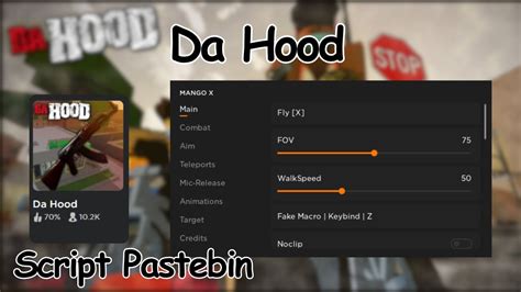 Roblox Da Hood Script YouTube