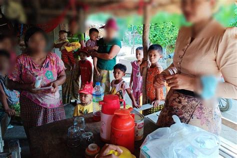 ကနီမြို့နယ်တွင် ကျေးရွာ ၂၄ ရွာမှ အသက် ၂ နှစ်မှ ၈ နှစ်အရွယ် ကလေး ၁၇၄၄ ဦးကို သံချဆေးတိုက်ကျွေး