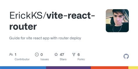 Github Erickksvite React Router Guide For Vite React App With