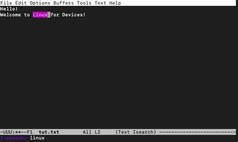 Emacs Editor Tutorial An Absolute Beginners Reference Linuxfordevices