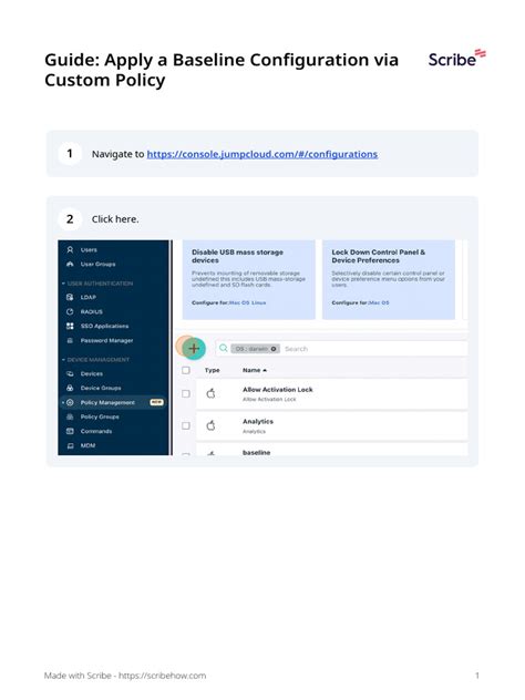 Baseline Configuration Guide Pdf