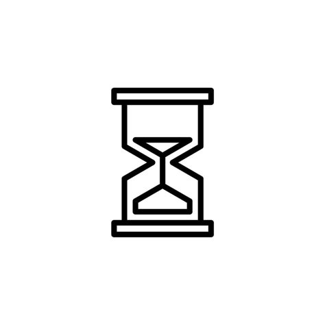Vector Sign Of The Hourglass Symbol Is Isolated On A White Background Hourglass Icon Color