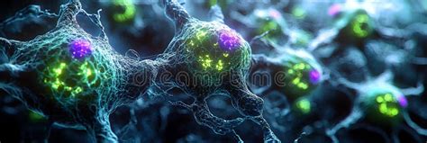 Intricate Glowing Molecular Structures And Connections In A Captivating Futuristic Scientific