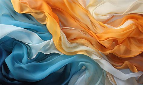 Colorful Wavy Background Luxurious Fabric Texture Abstract Background Design Stock