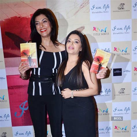 Sushmita Sen And Shraddha Soni Pose For The Cameras During The Launch