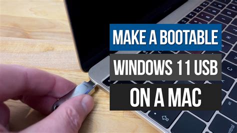 How To Create Bootable Windows 11 Installer Usb On Mac Youtube