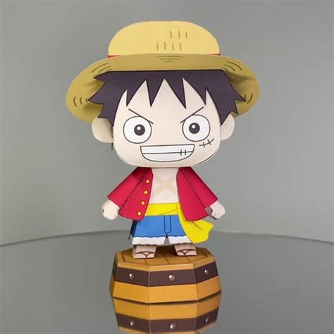 Jual Luffy Papercraft Anime Onepiece Action Figure Model Jcube Chibi