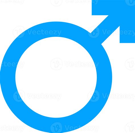 Símbolos De ícone De Gênero Ilustração De Sinais De Sexo Masculino