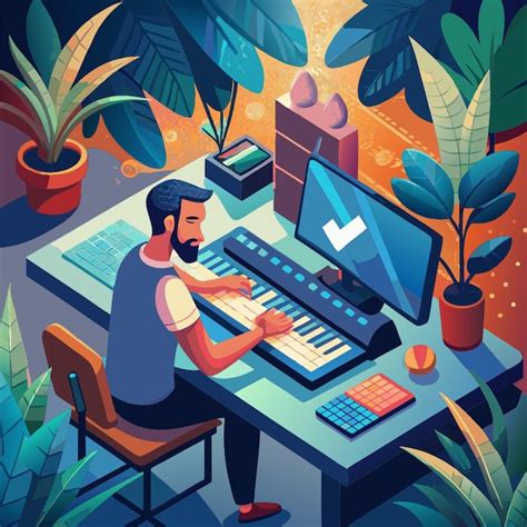 keyboard errors vector illustration flat 2 premium ai generated vector