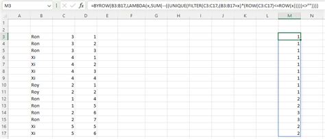 grouping how to count similar groups of items in a list using excel stack overflow