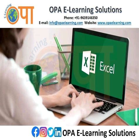 Opa E Learning Solutions On Linkedin Excel Microsoftexcel Microsoft Office Data Datasheet